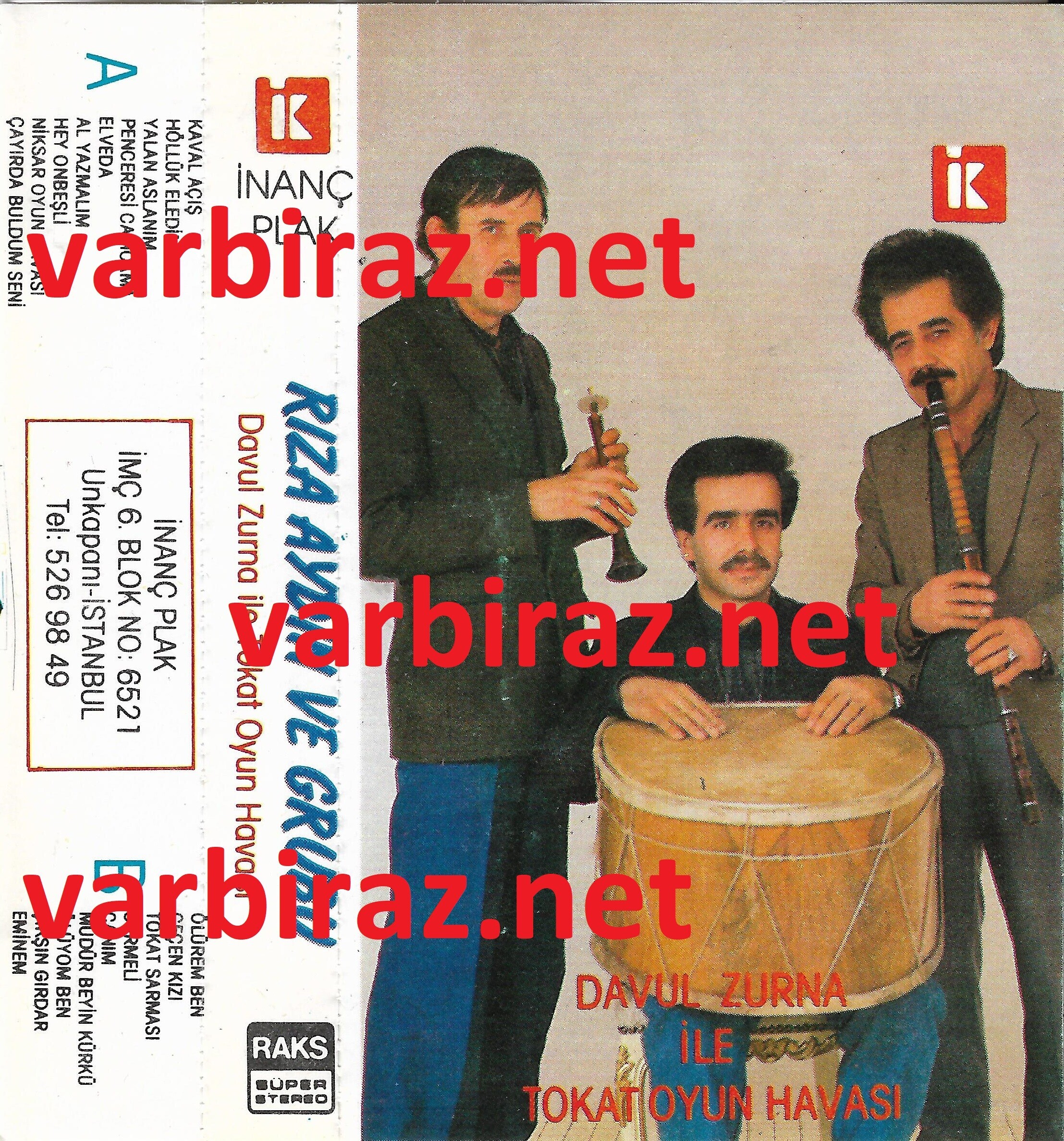 Riza Aydin Ve Grubu - Davul Zurna ile Tokat Oyun Havalari - VarBiraZ!NeT